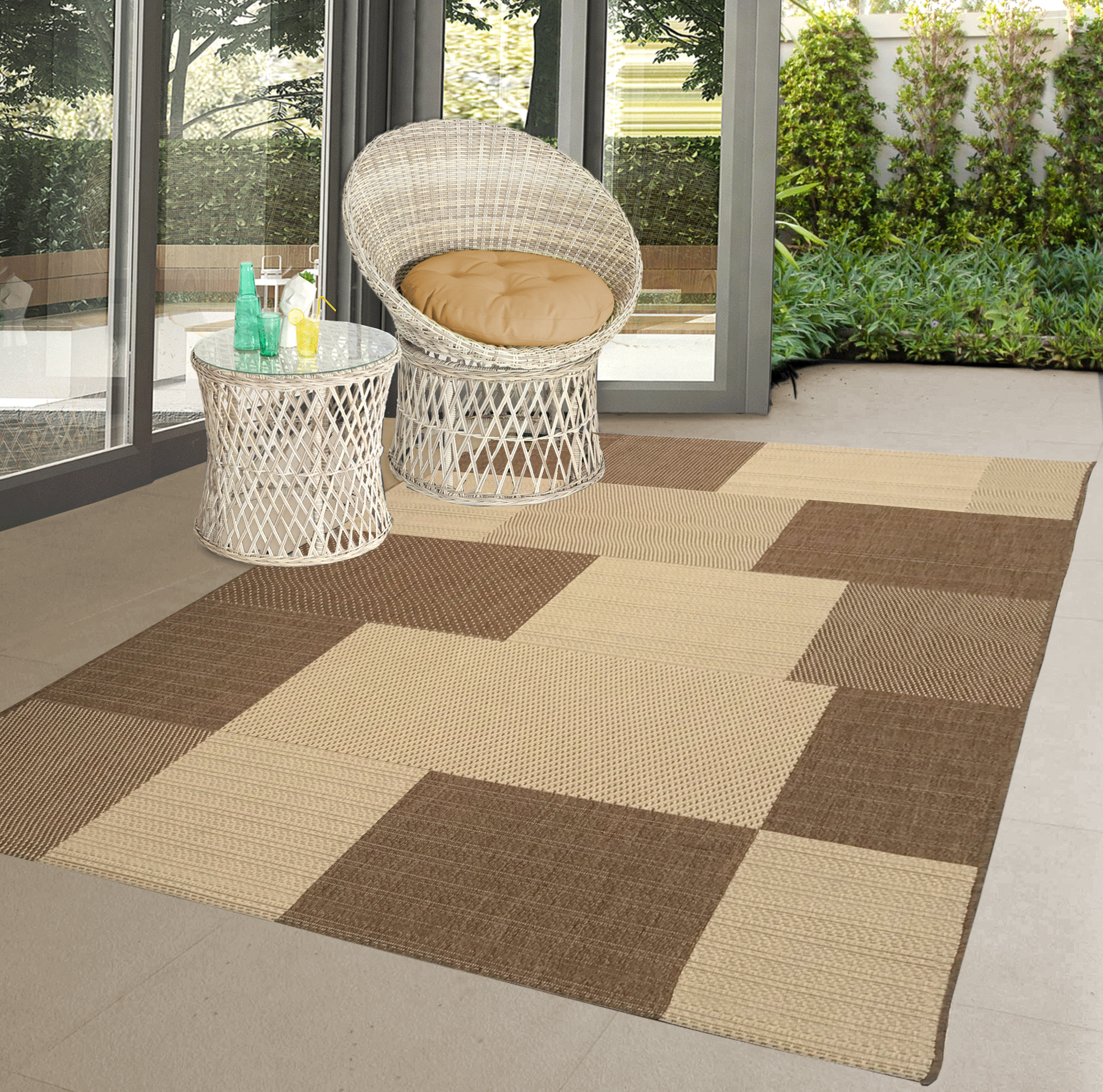 Mia's Rugs Maestro Brown/Beige Rug | Wayfair.co.uk