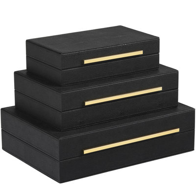 decorative box black