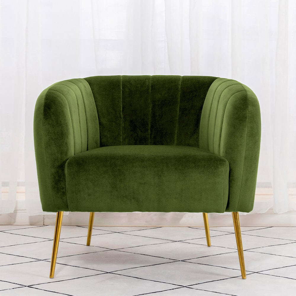 Fairmont Park Hayler 75cm Wide Tufted Velvet Tub Chair | Wayfair.ie