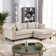Lark Manor Anthwan 2 - Piece Upholstered Sectional & Reviews | Wayfair