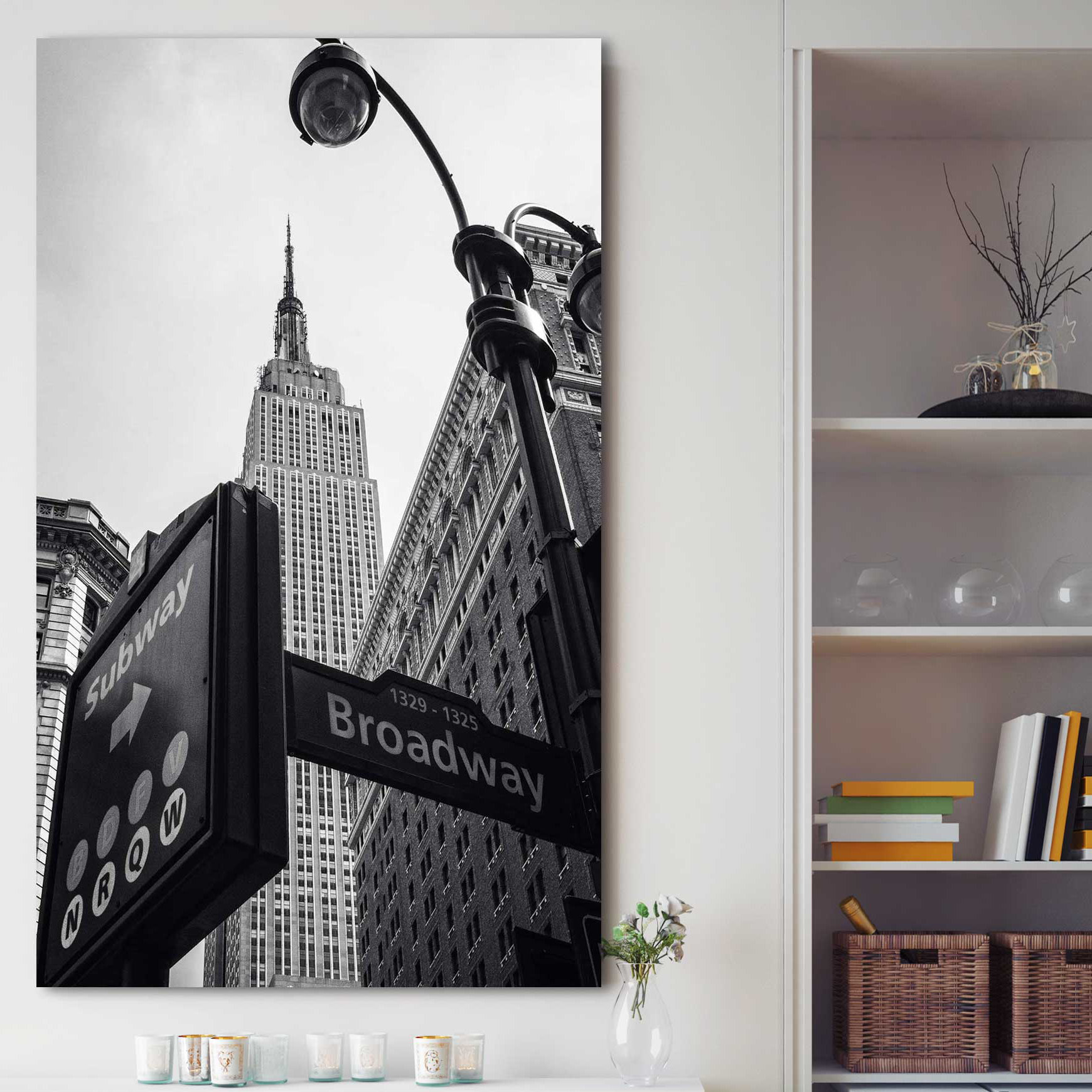 Williston Forge Empire State Building - Wrapped Canvas Photograph Print ...