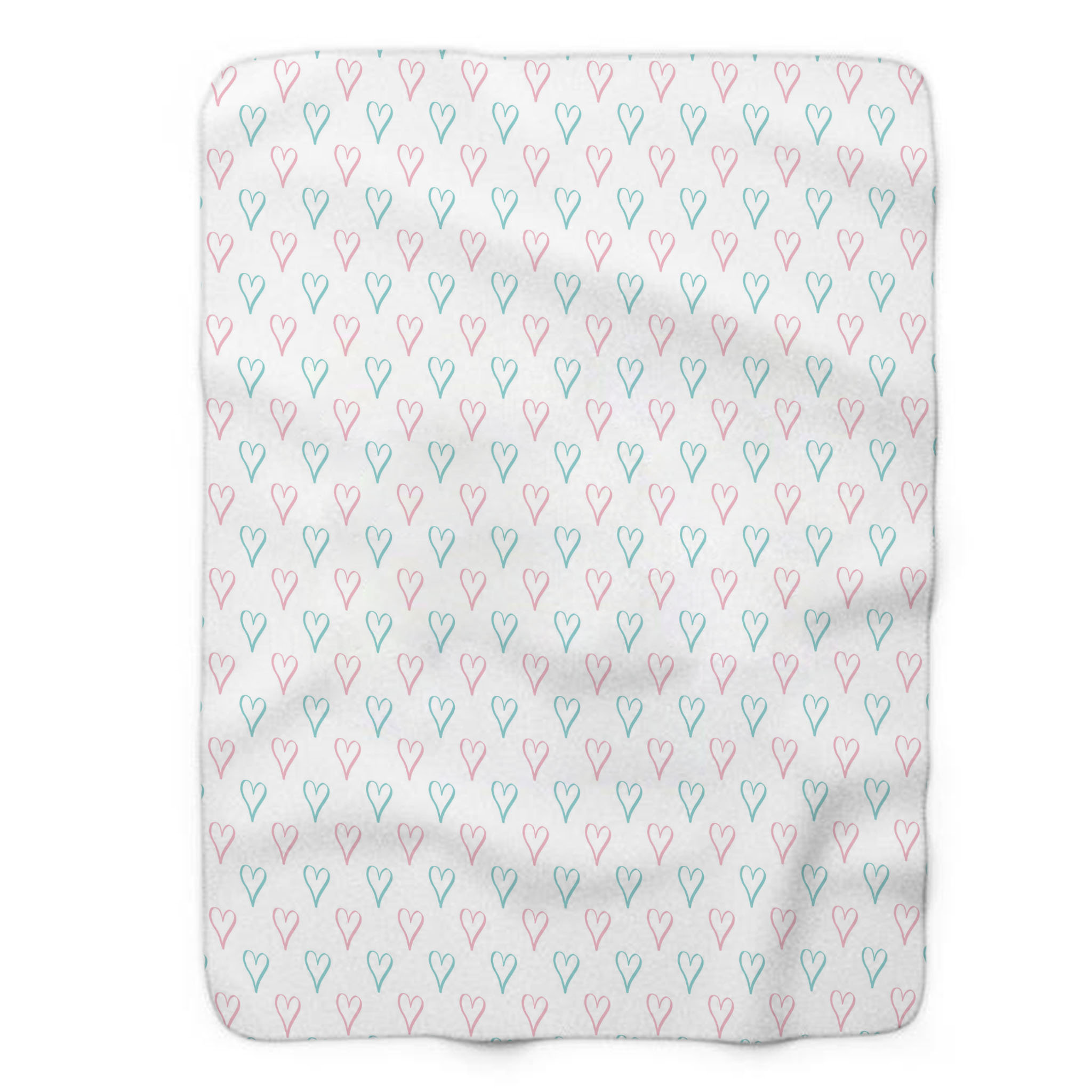 MentionedYou Light Aqua Pink - 1 Piece Premium Sherpa Blanket | Wayfair