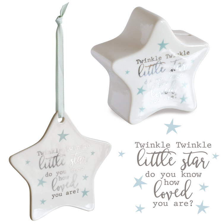 Happy Larry 2 Piece Star Money Box and Hanging Star Twinkle Twinkle ...