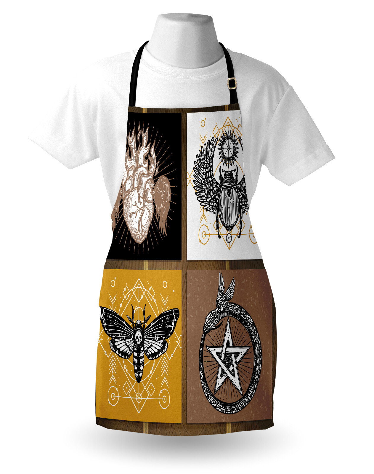 East Urban Home Bohemian Apron Unisex, Occult Art, Adult Size ...