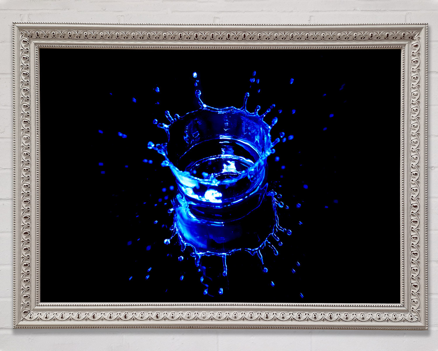 Bright Star Electric Blue Water Drop - Print | Wayfair.co.uk