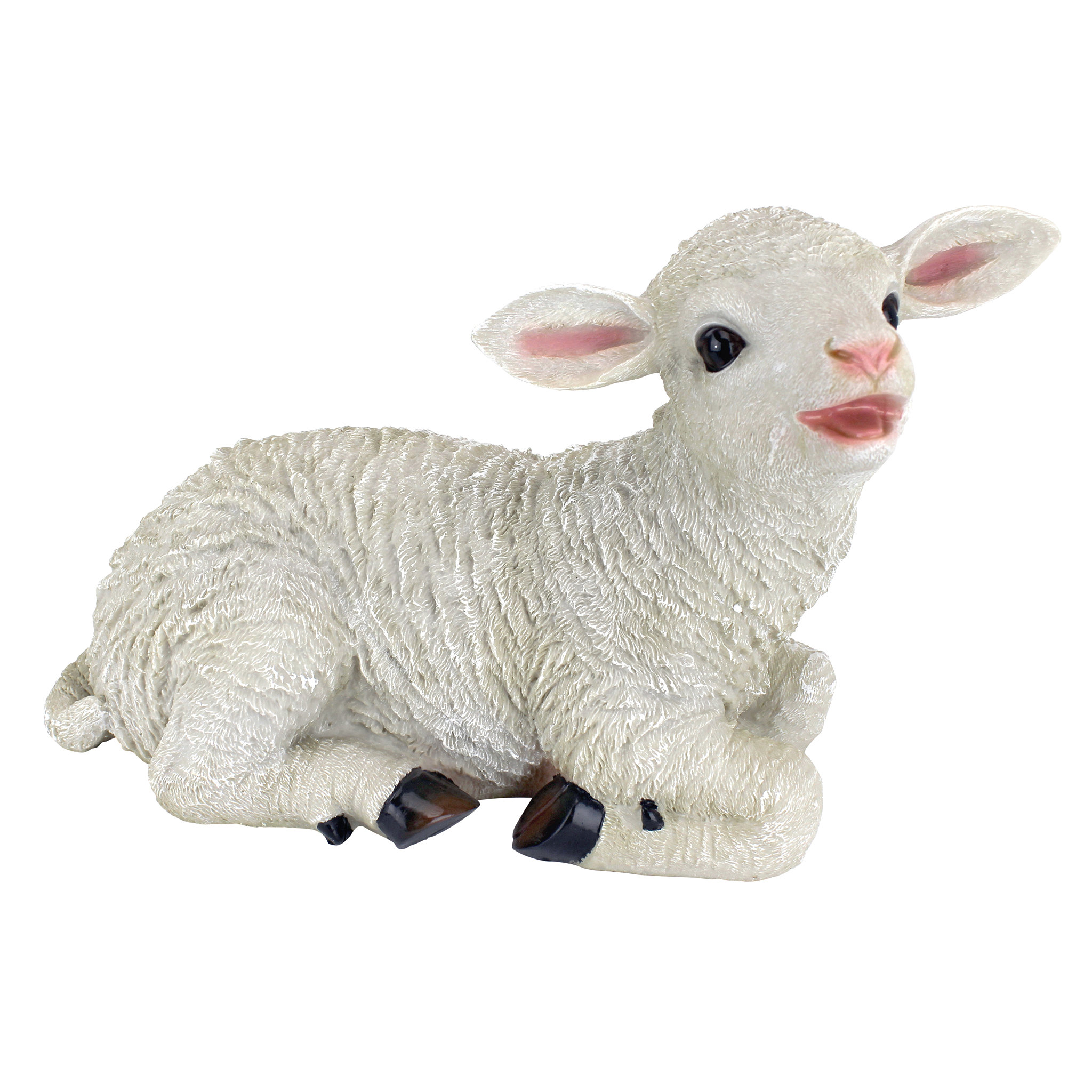 Design Toscano Yorkshire Sitting Lamb Statue & Reviews | Wayfair