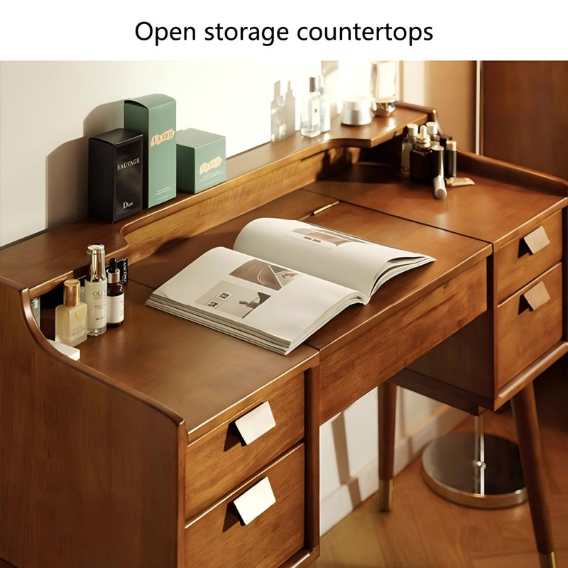 Corrigan Studio® Minimalist Modern Solid Wood Flip-top Multifunctional ...