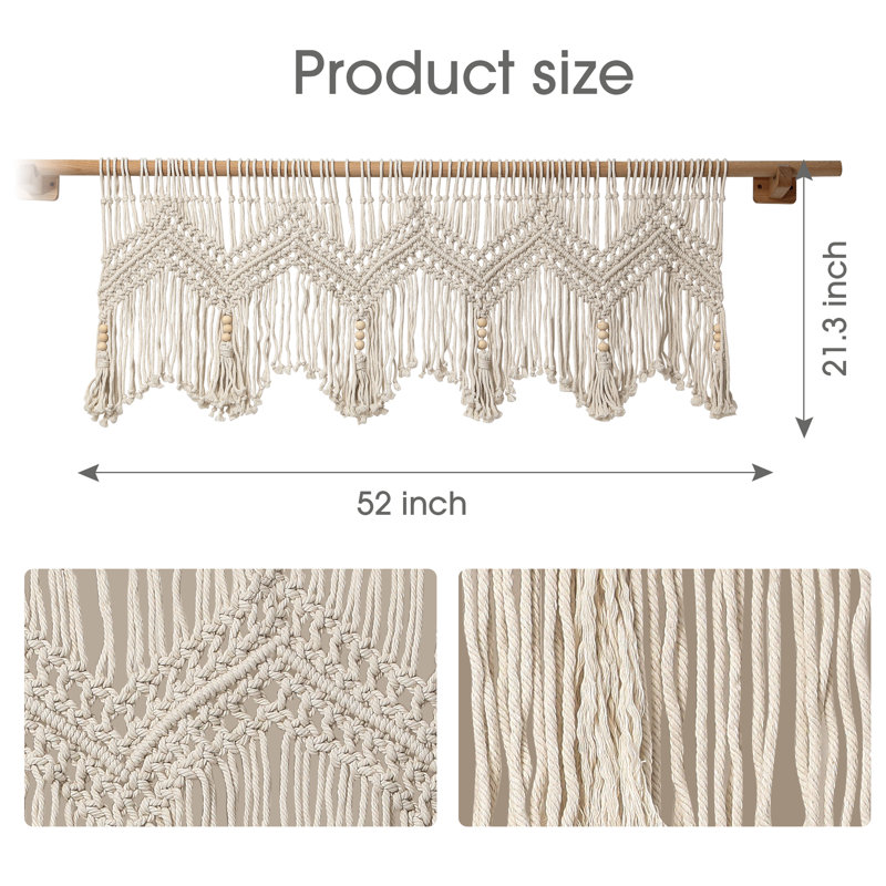 Dakota Fields Eastfield 52'' W in Ivory & Reviews | Wayfair