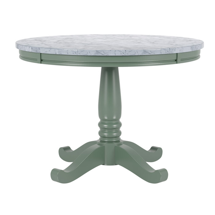 Three Posts™ Aliceville Round Marble Dining Table & Reviews | Wayfair