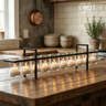 Latitude Run® Rustic Modern Floating Candle Holder Table Centerpiece ...