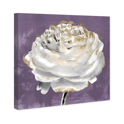 Rosdorf Park Lilac Ranunculus On Canvas Print | Wayfair