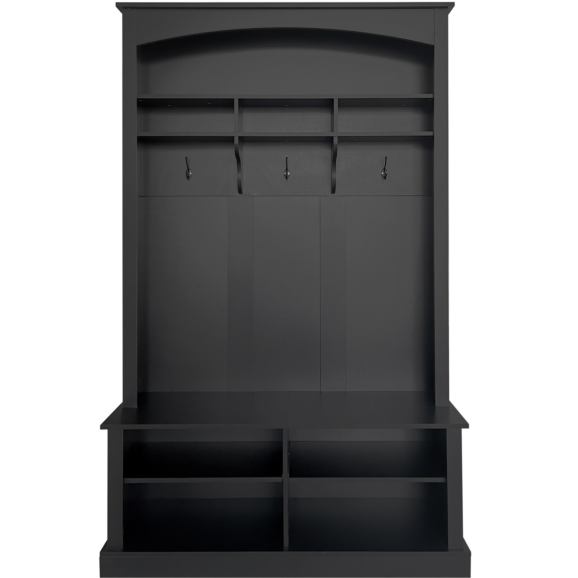 Latitude Run® Hallway Hall Tree With Bench And Shoe Space. 47.2'' Wide ...