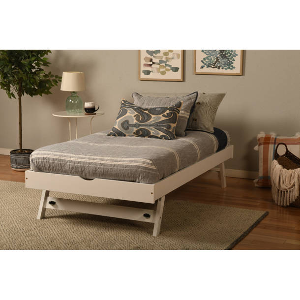 Lark Manor Alhamdi Solid Wood Pop Up Bed with Mattress | Wayfair