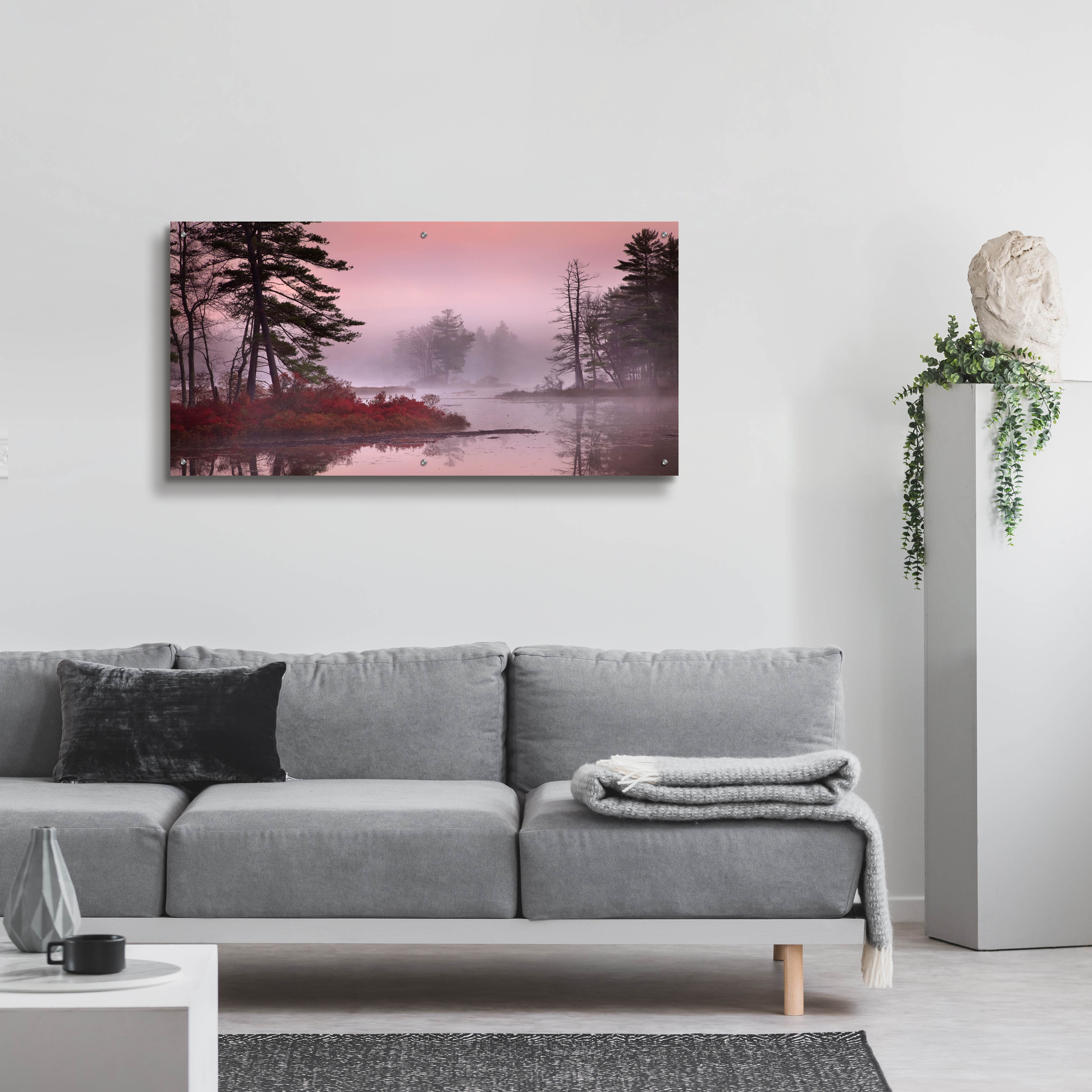 Lark Manor™ Pink Fog' by Patrick Zephyr Acrylic Glass Wall Art | Wayfair