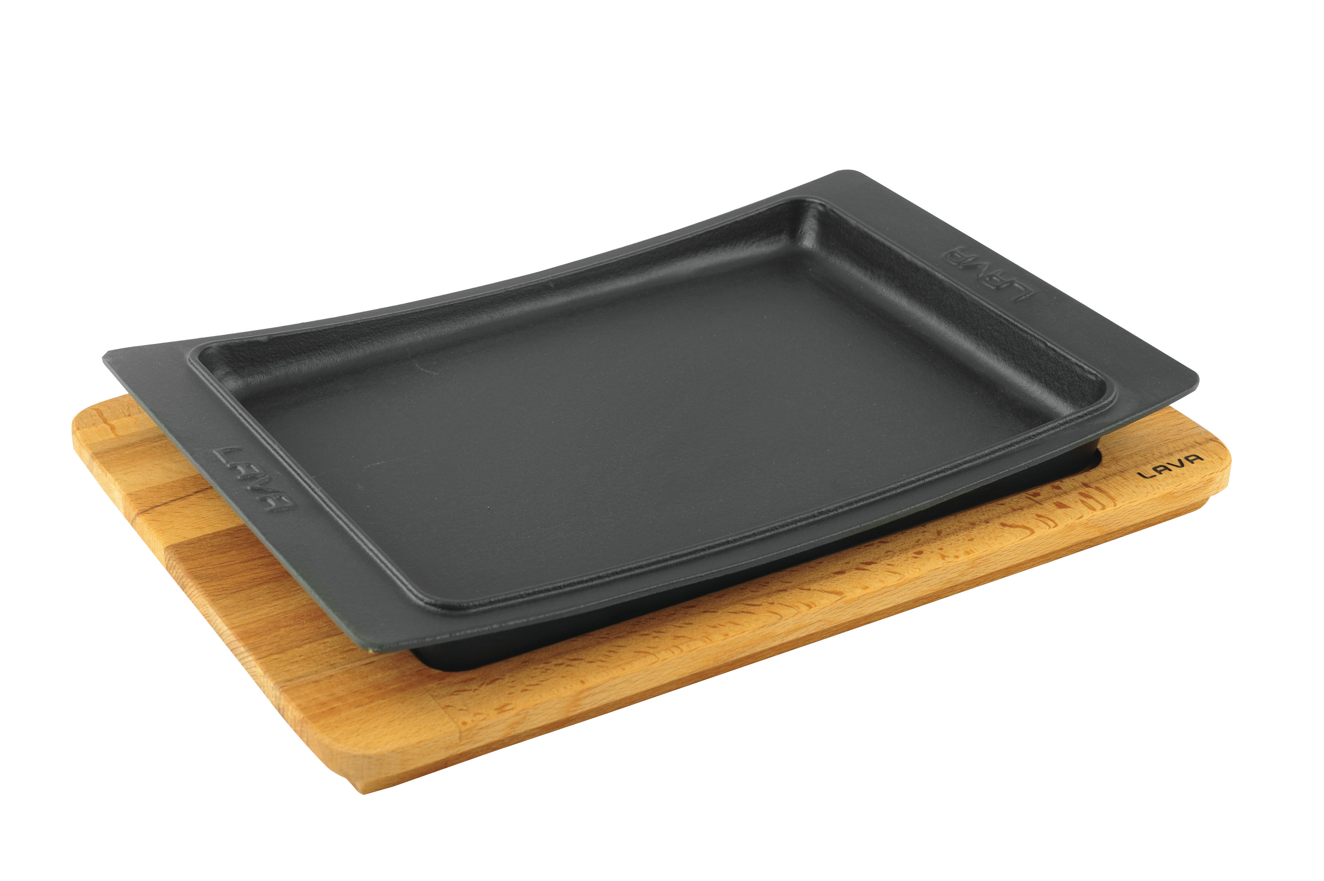LAVA CAST IRON Lava Enameled Cast Iron Serving Dish 15 inch-Rectangle ...