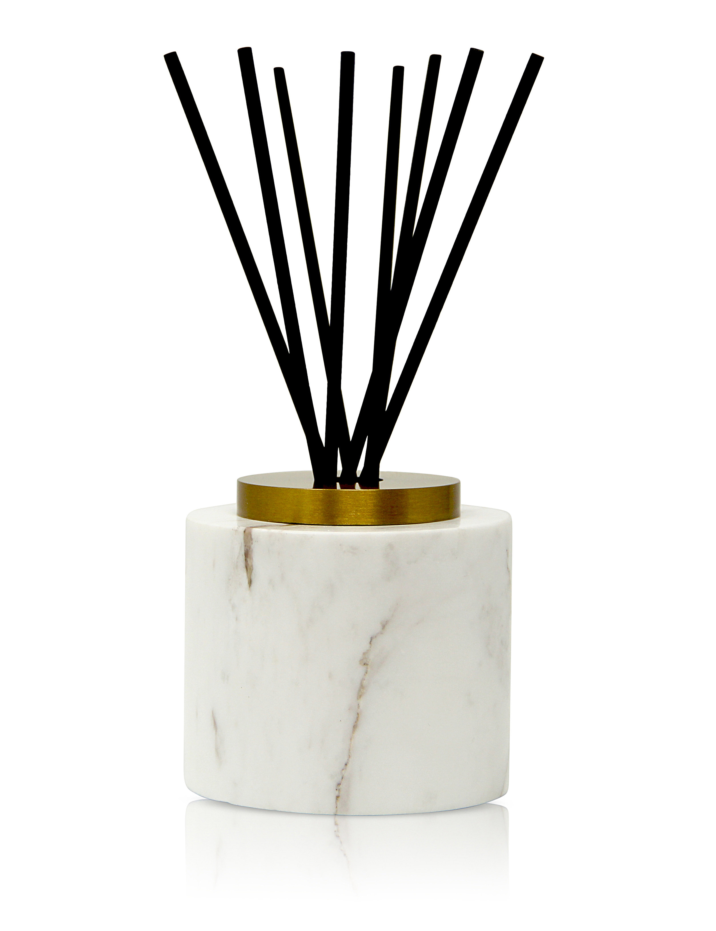 Vivience White Marble Reed Diffuser | Wayfair