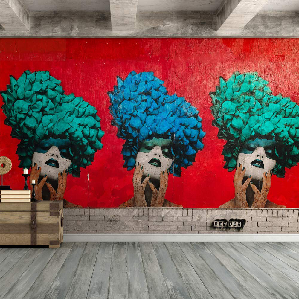 IDEA4WALL Vibrant Graffi Street Paint Colorful Graffiti15 Paintable ...