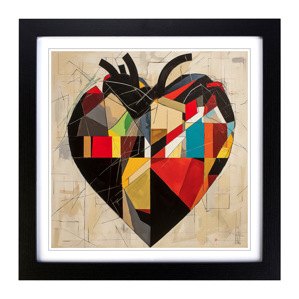 Happy Larry Anatomical Heart Suprematism No.3 | Wayfair.co.uk