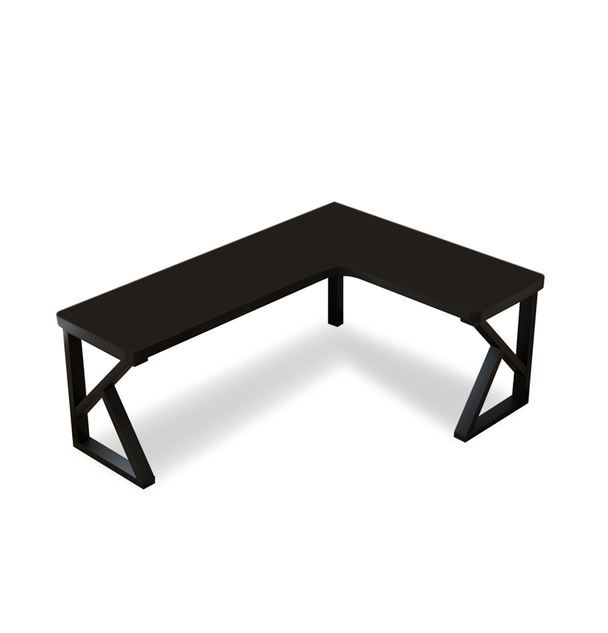 Wildon Home® L-Shaped Corner Solid Wood Office Desk - Wayfair Canada