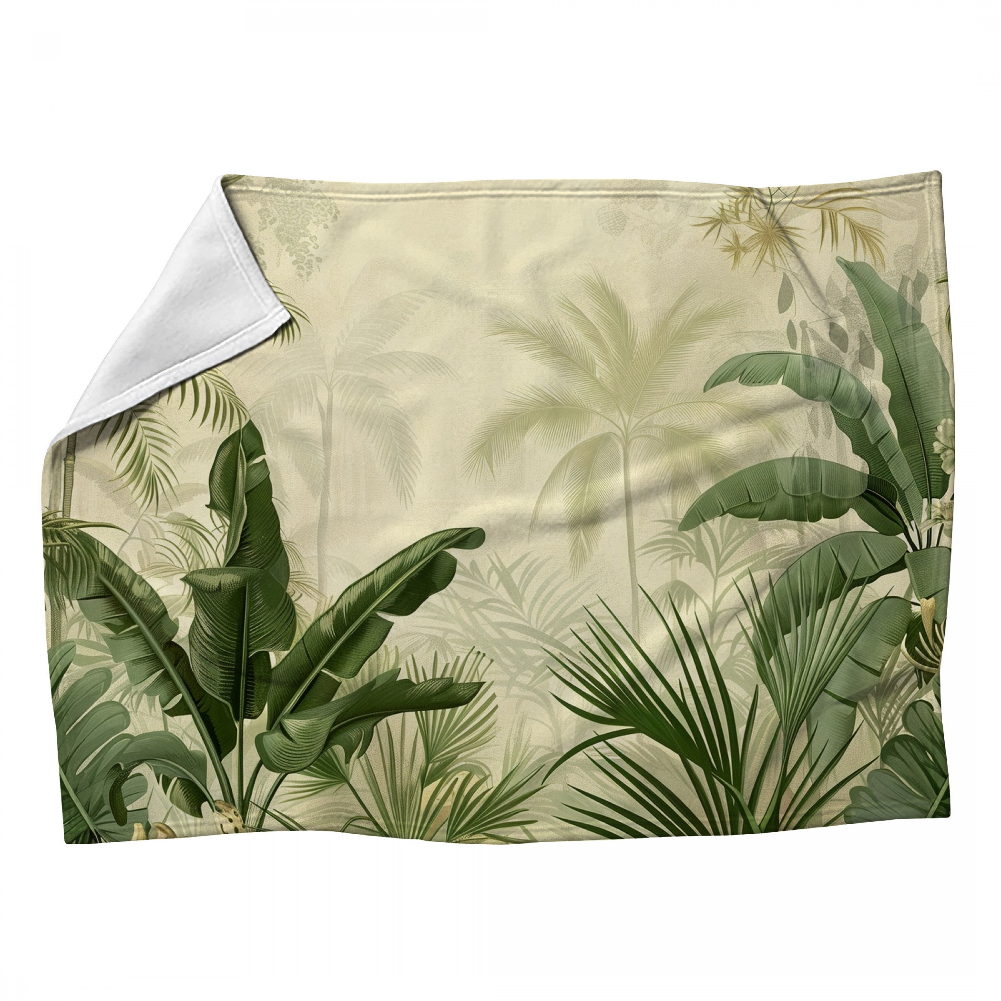 VisionDecor Tropical Fleece Throw Blanket - Nature Throws for Sofas or ...
