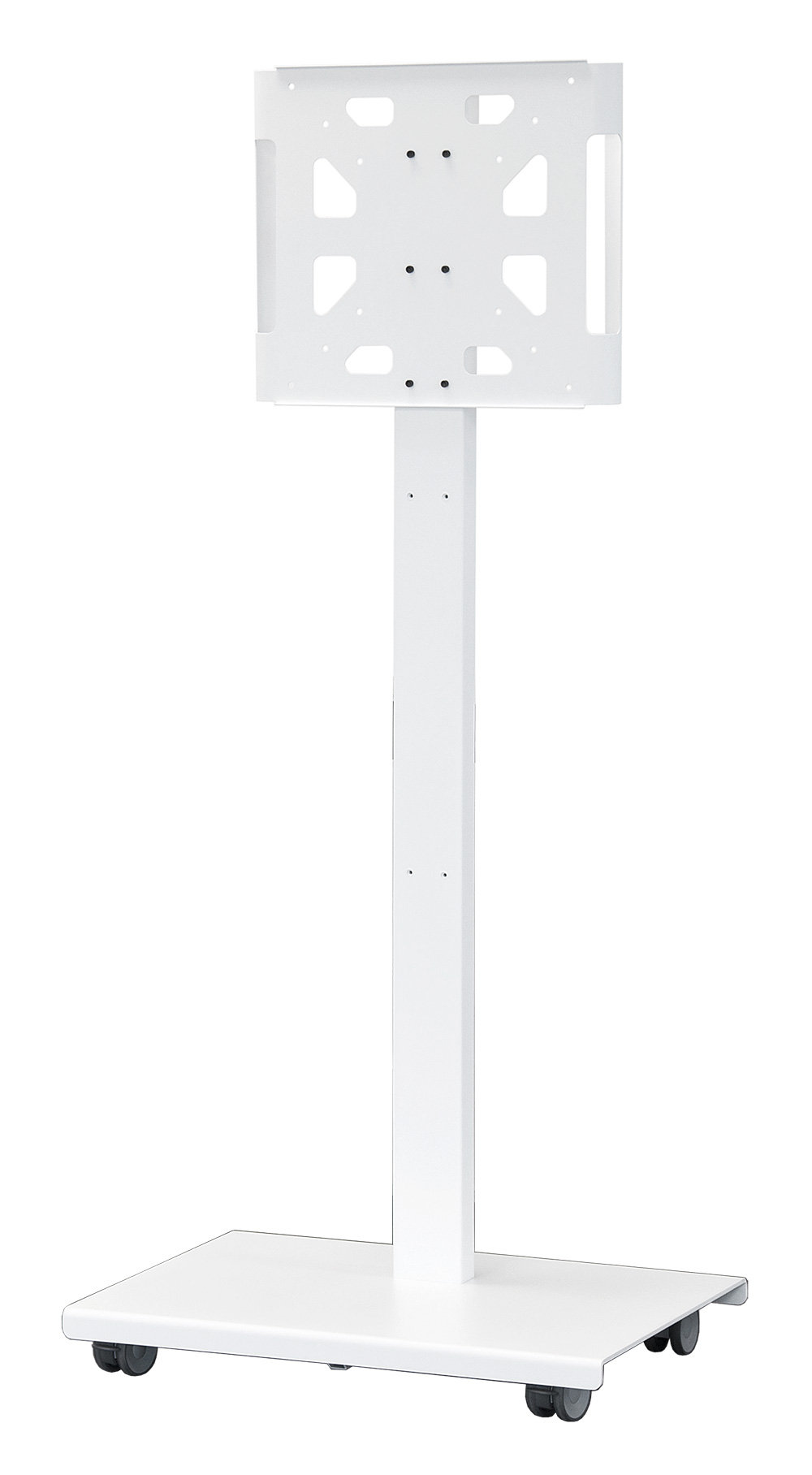 AVFI Mobile Fixed Floor Stand Mount with Shelving, Holds up to 125 lbs ...