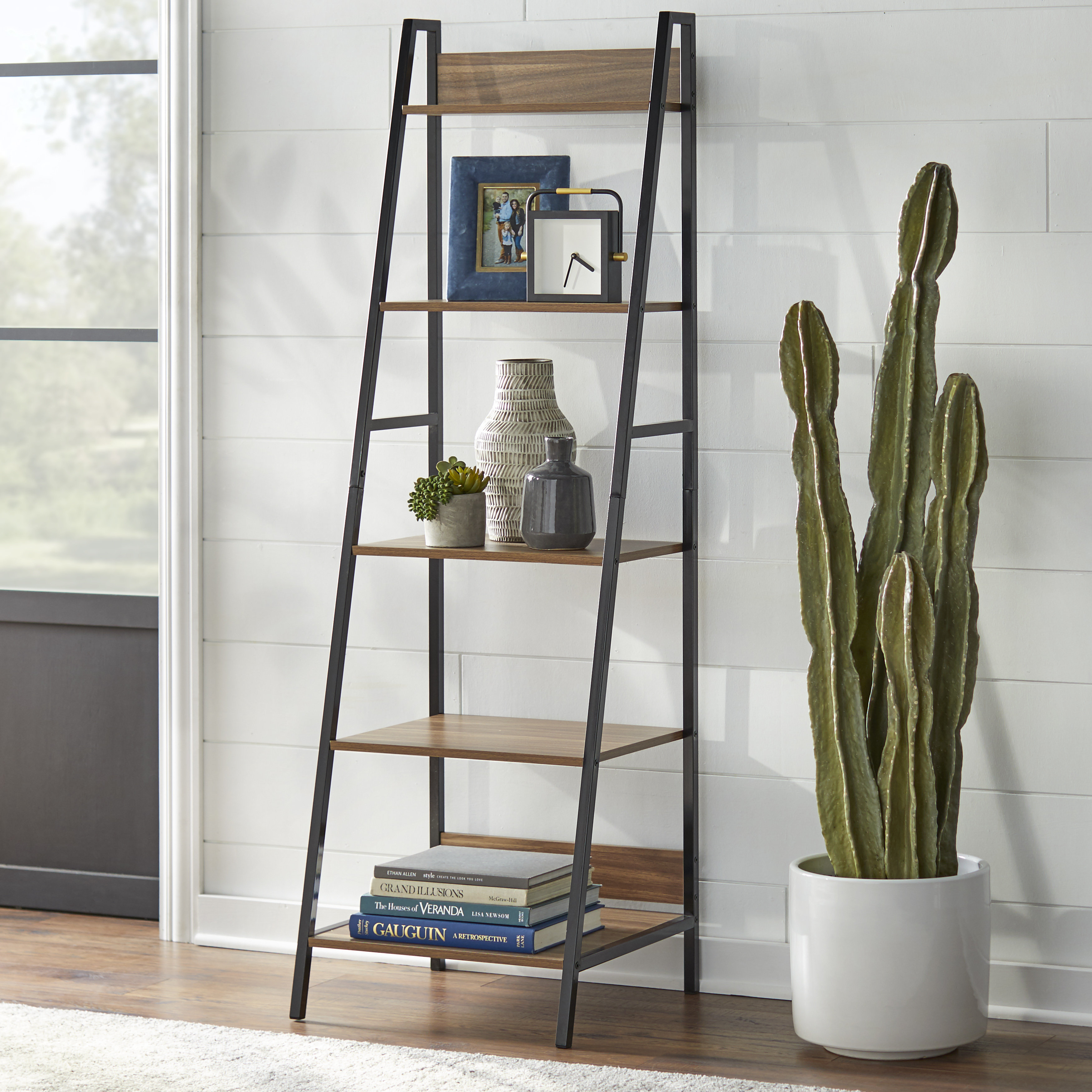 17 Stories Noelton 65" H x 20" W Steel Ladder Bookcase | Wayfair