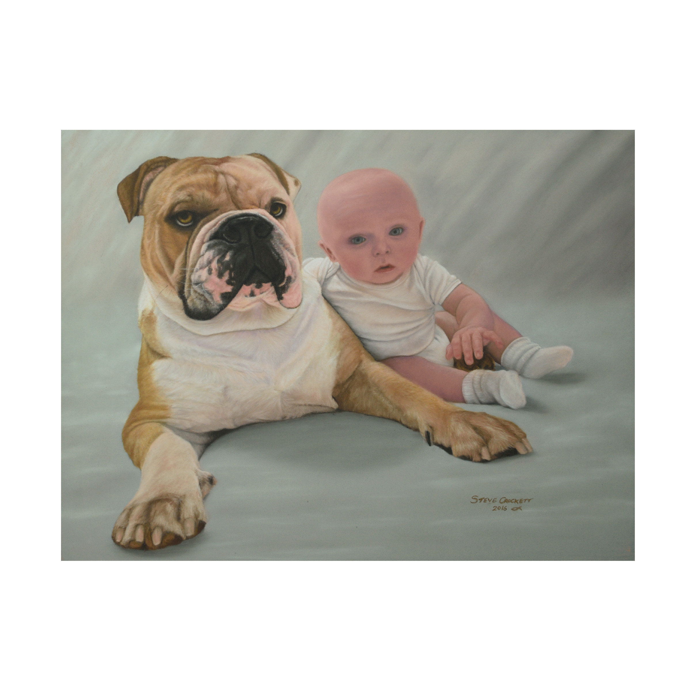 Winston Porter Steve Crockett 'Portrait Of Xander & Bentley The Dog ...