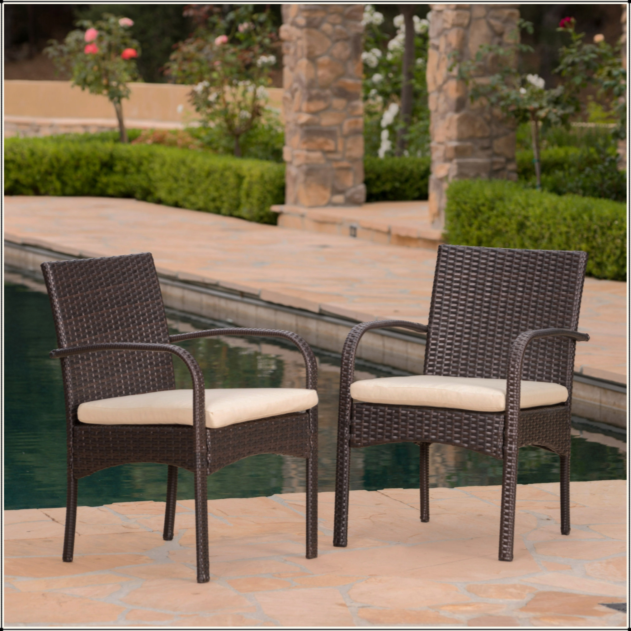 Latitude Run® KD PE WICKER DINING CHAIR | Wayfair