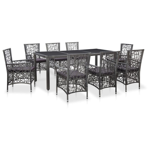 Bay Isle Home Sylvanite Rectangular 8 - Person 190cm Long Dining Set ...