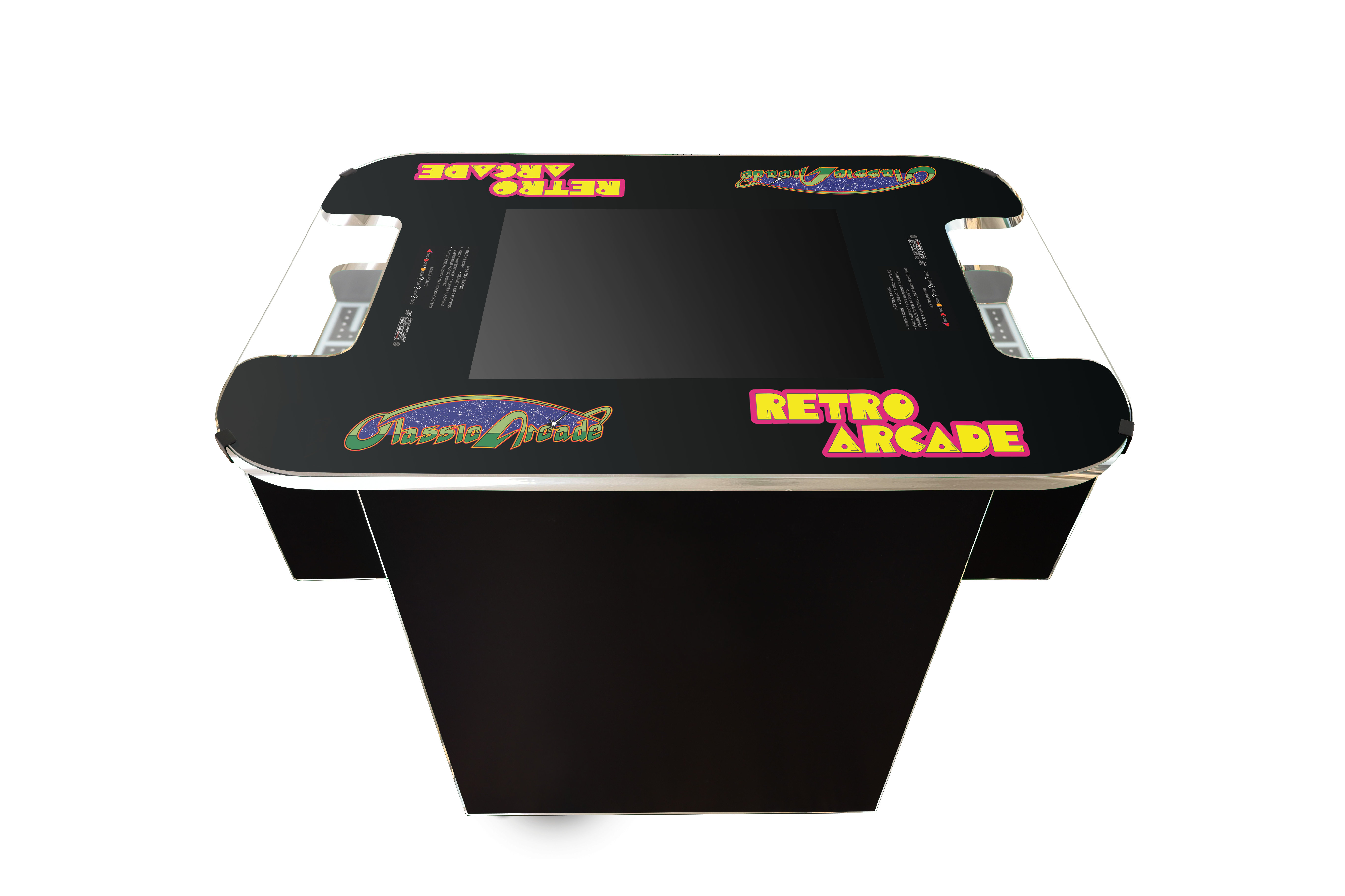 Suncoast Arcade Cocktail Arcade Machine with 19" Monitor and 516 Retro ...