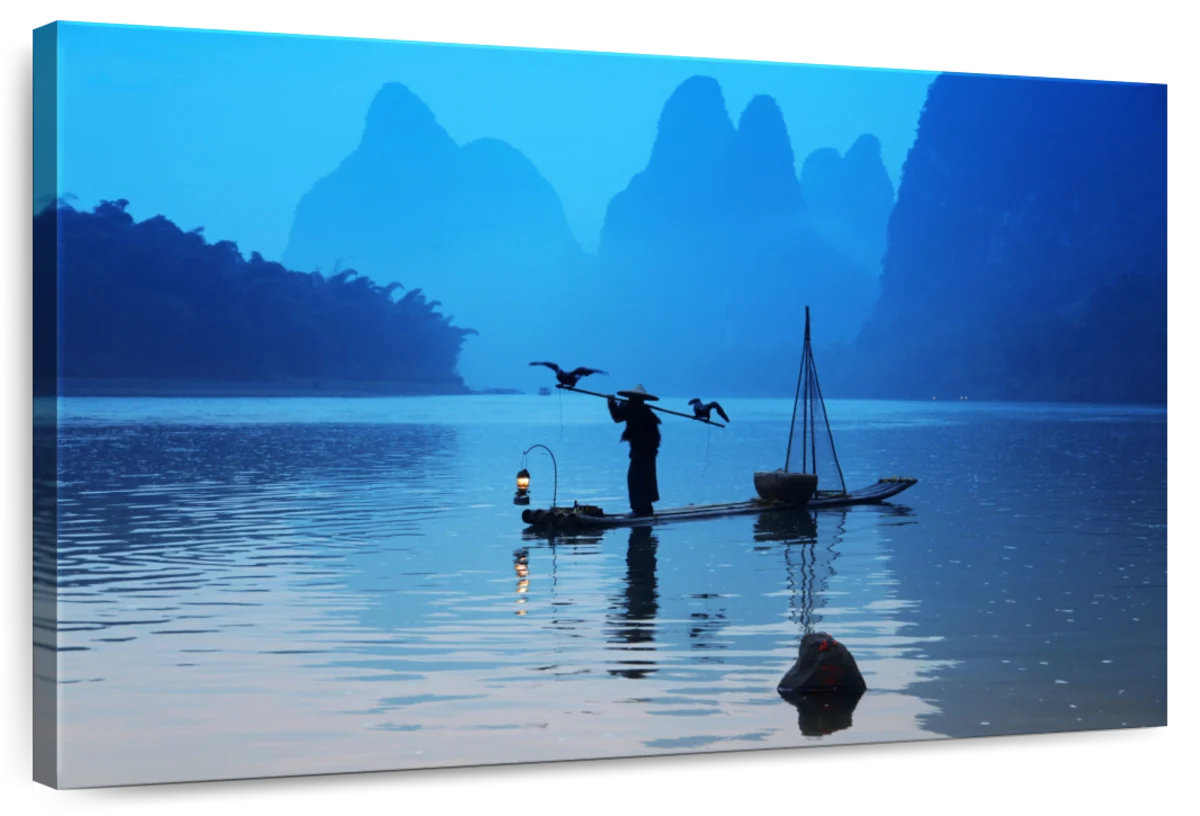 Ebern Designs Senne Li River Cormorant Fishing | Wayfair