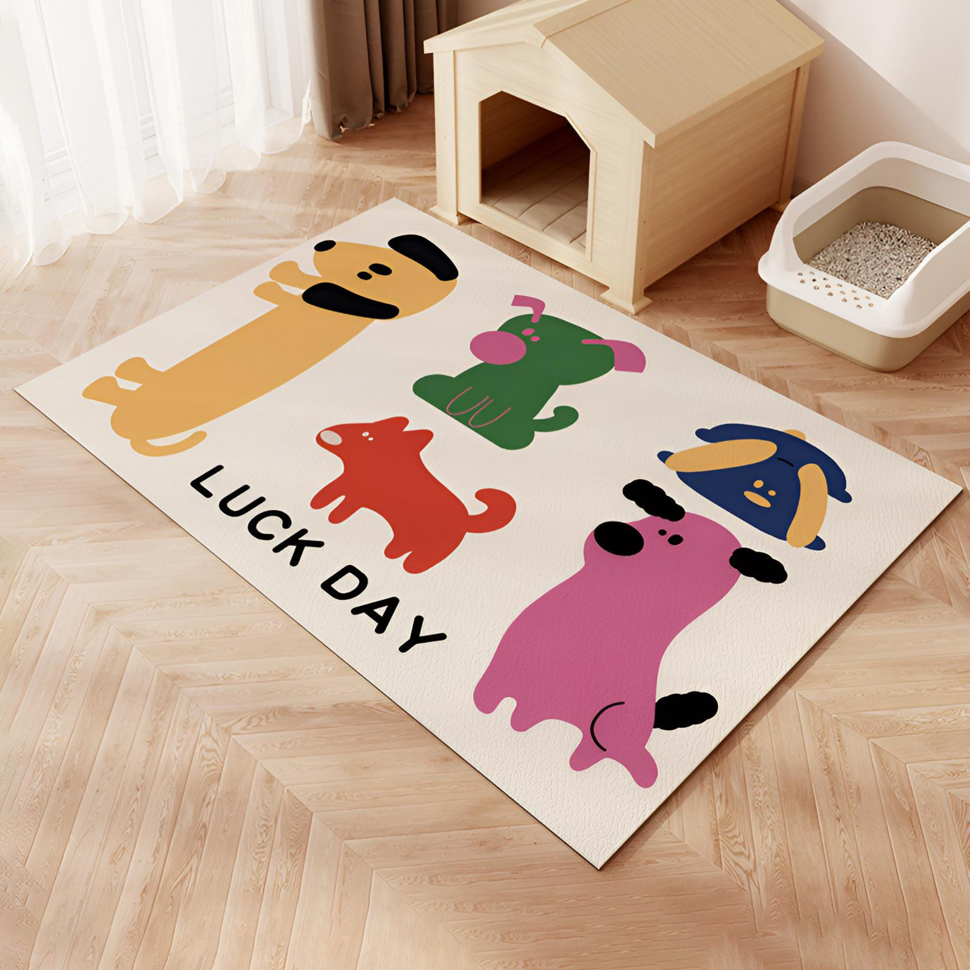 Archie & Oscar™ Cat And Dog Specific Floor Mat, Upgraded Anti Slip ...