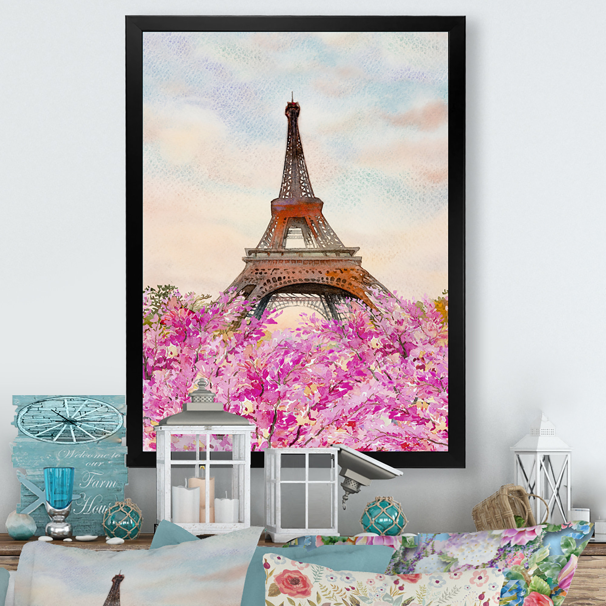 House of Hampton® Summer Paris France Eiffel Tower II - Traditional ...
