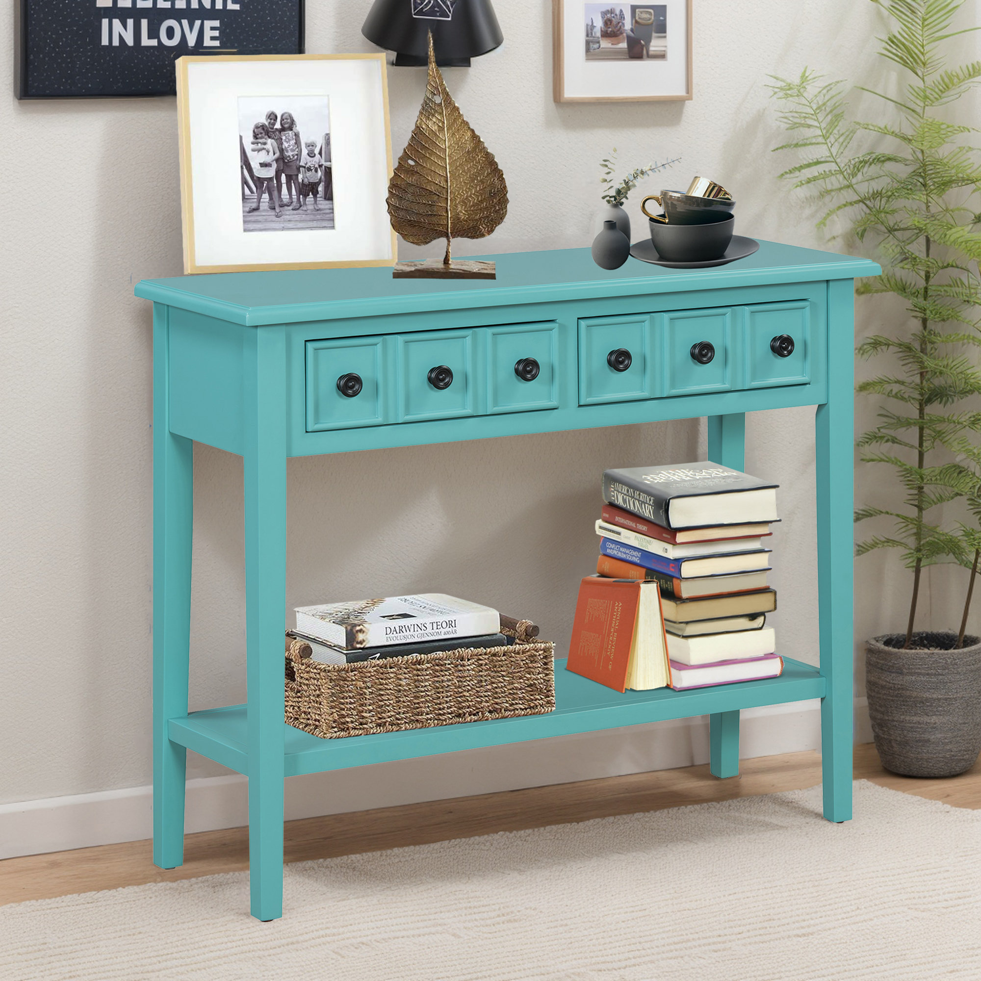 Lark Manor 38" W Console Table With 2 Drawers - Wayfair Canada