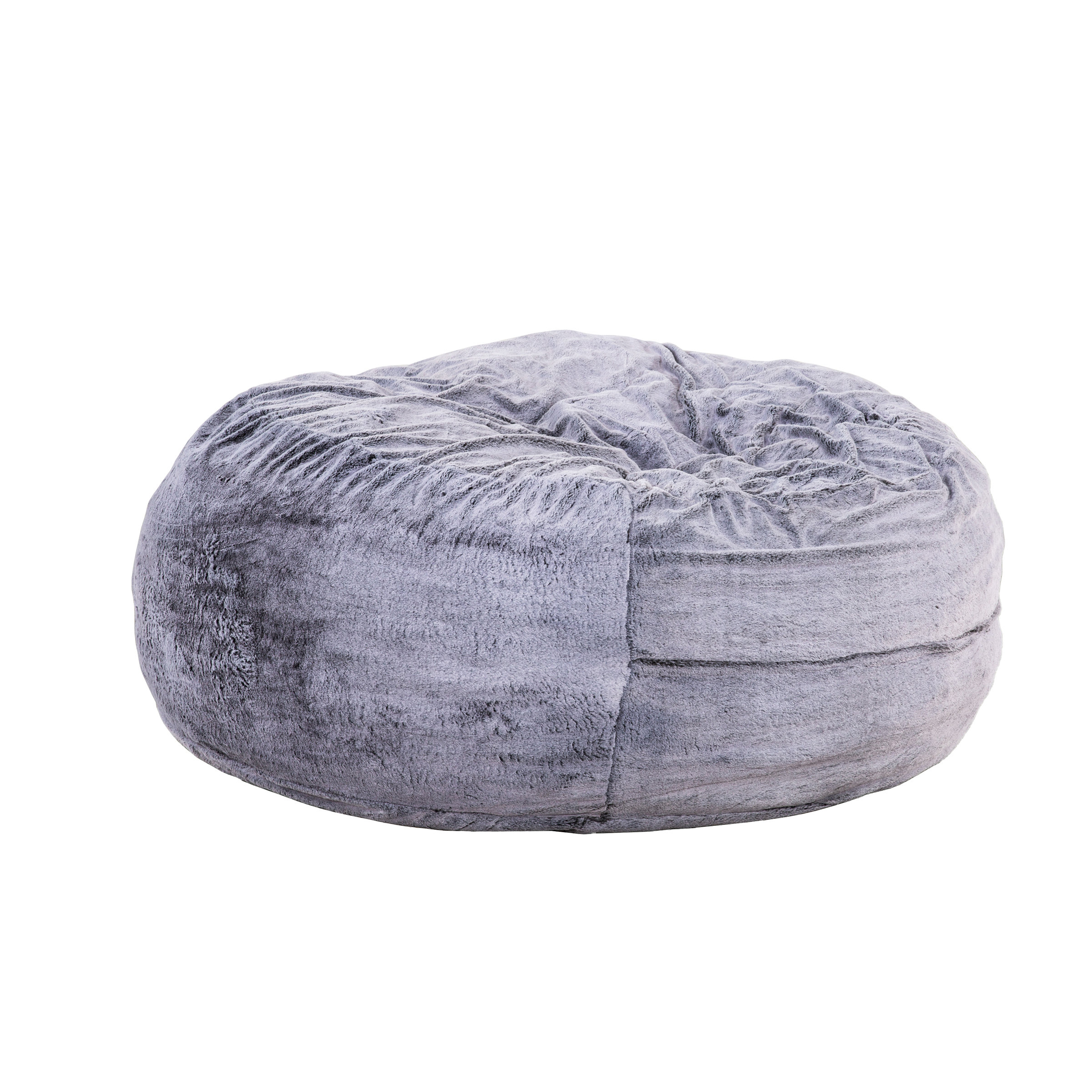 Trule Oversized Memory Foam Bean Bag, Fabric Upholstered Living Room ...