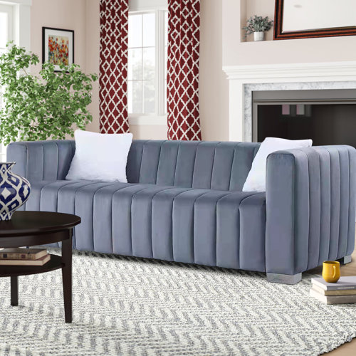 Silver Sofas You'll Love | Wayfair