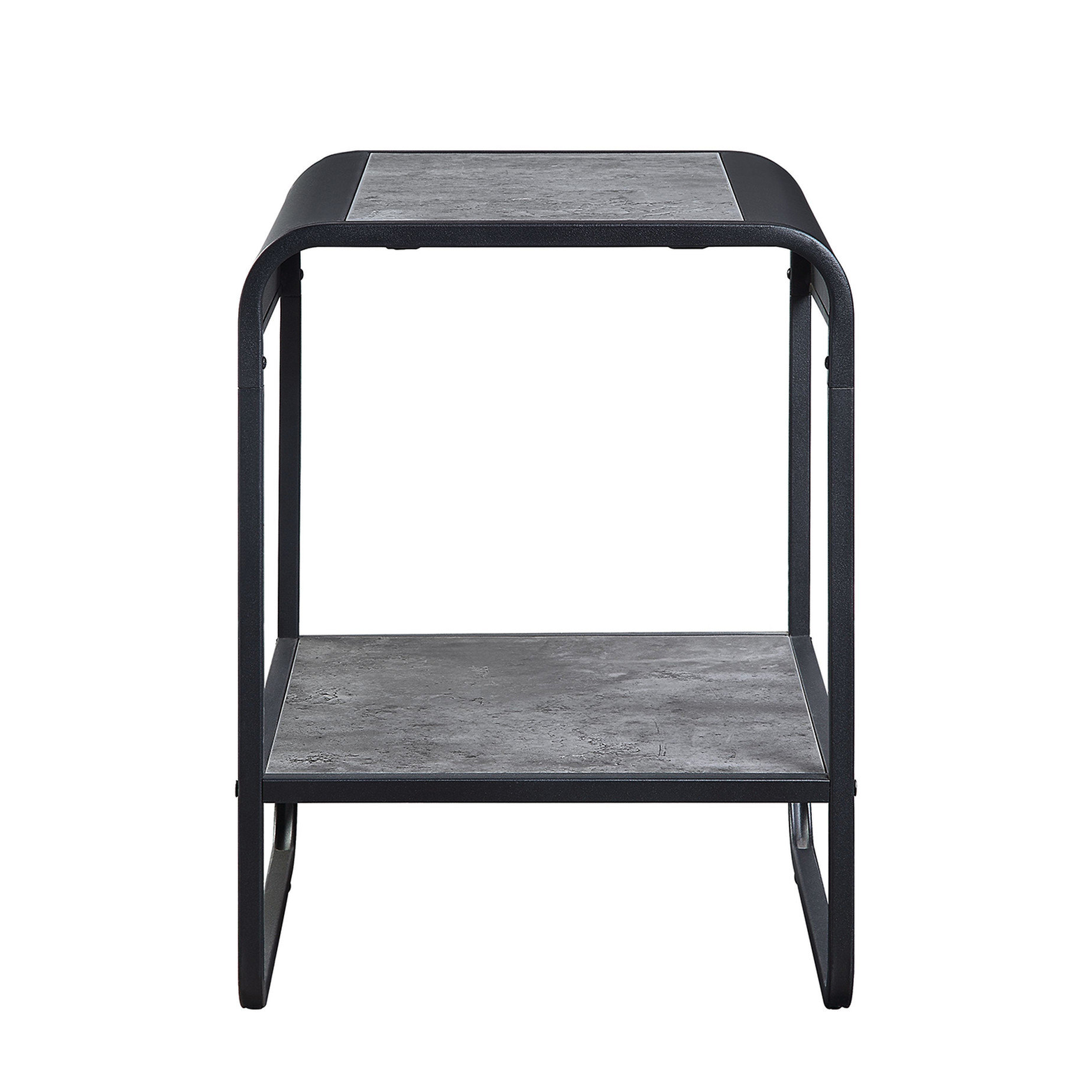 Trent Austin Design® Industrial Style End Table With Metal Frame ...