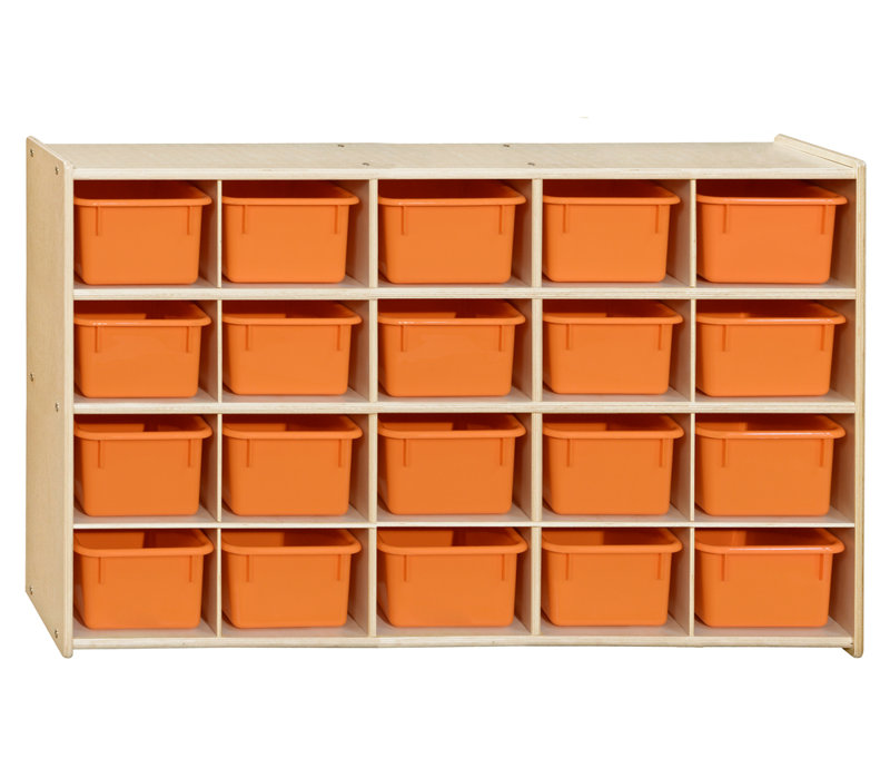 Wood Designs Contender 20 Compartment Cubby & Reviews | Wayfair