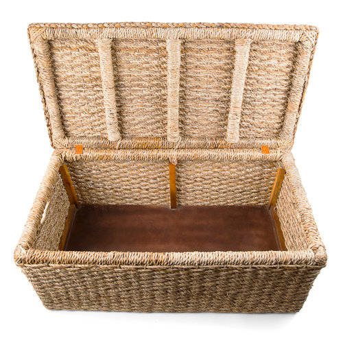 Bayou Breeze Pham Wicker Trunk & Reviews | Wayfair