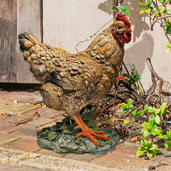 Design Toscano Henrietta Hen Statue & Reviews | Wayfair