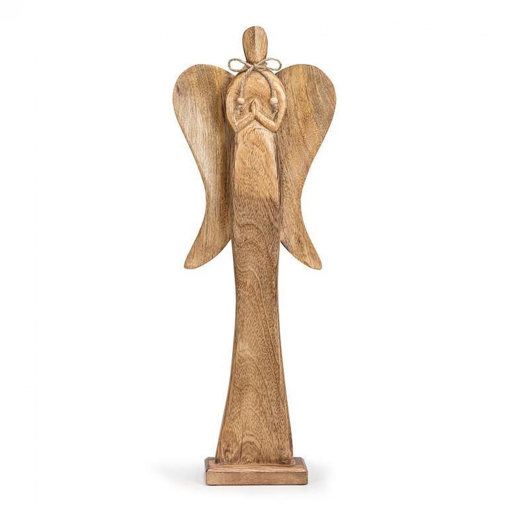 Trinx Mangowood Praying Angel On A Base Statue | Wayfair