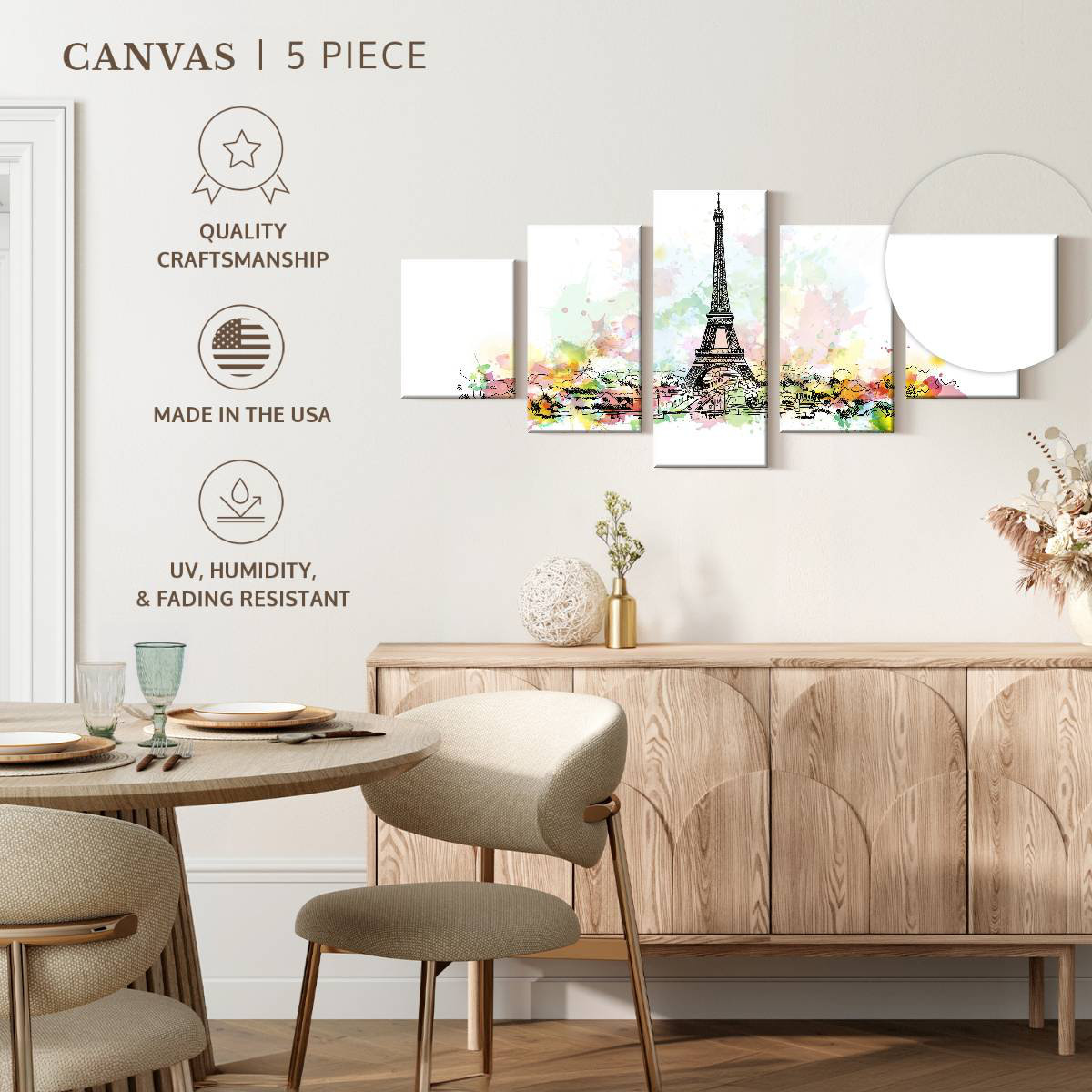 Ebern Designs Eiffel Tower Color Blast | Wayfair