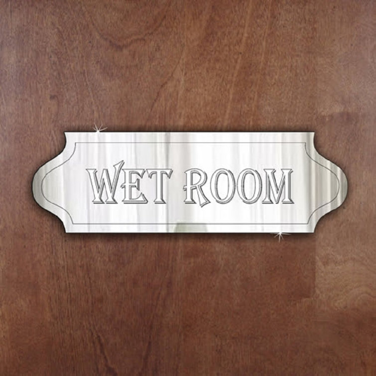 Home Decorations Wetroom Decorative Sign | Wayfair.co.uk