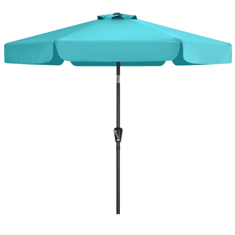 Arlmont & Co. Holmquist Tilt Market Umbrella & Reviews | Wayfair