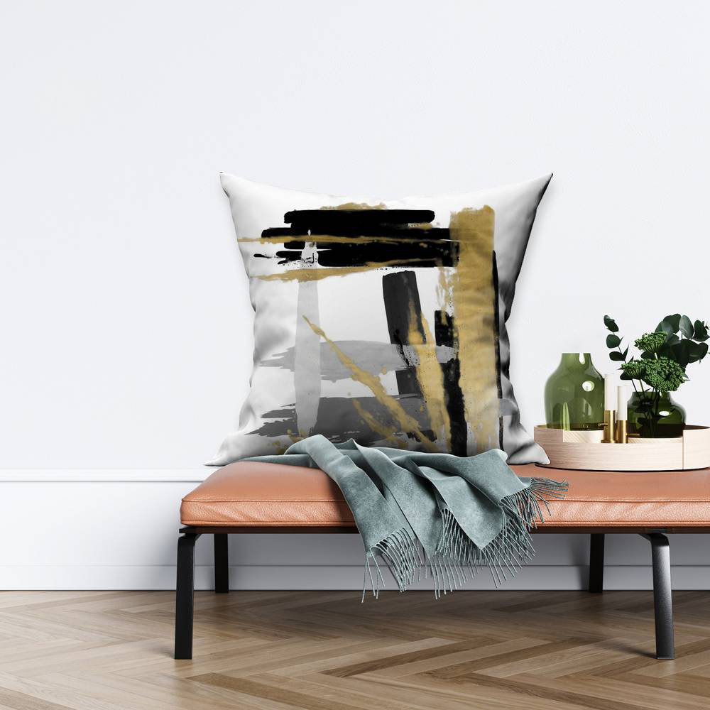 Begin Edition International Inc. Pastel Stroke Square Pillow Cover ...