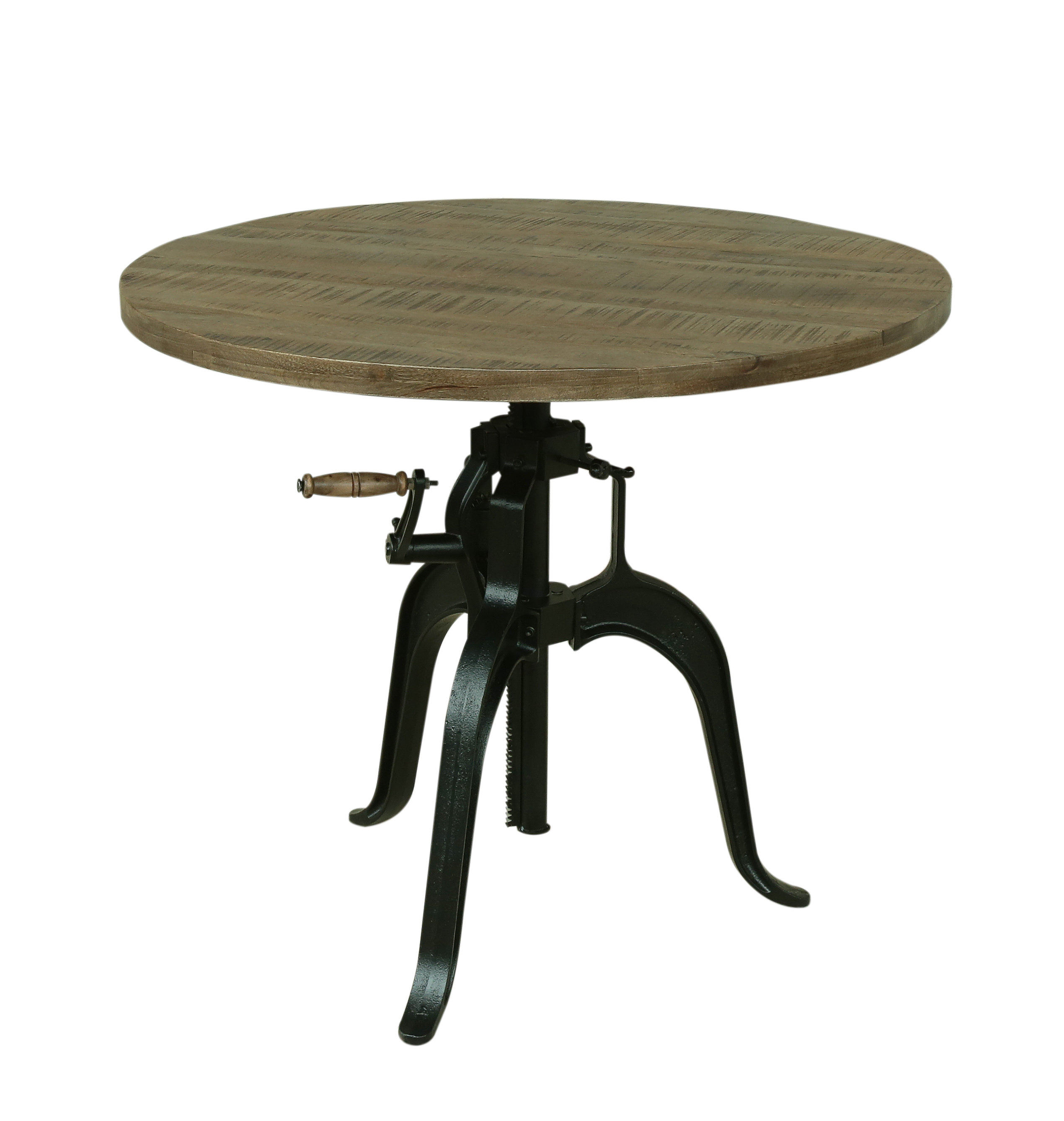 Williston Forge Garley Adjustable Height Round Dining / Pub Table ...