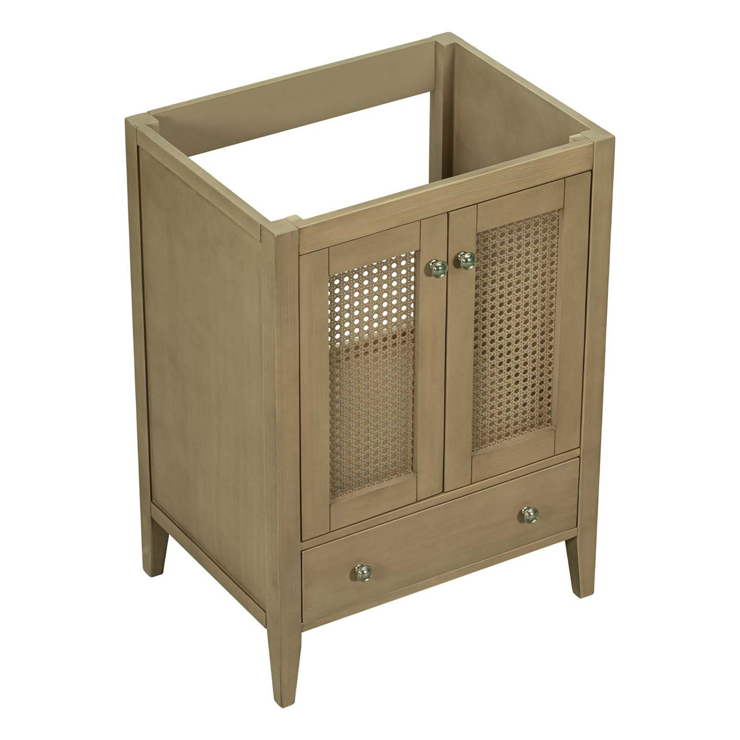 Bay Isle Home™ Bathroom Vanity, Rattan Cabinet With Doors And Drawer ...