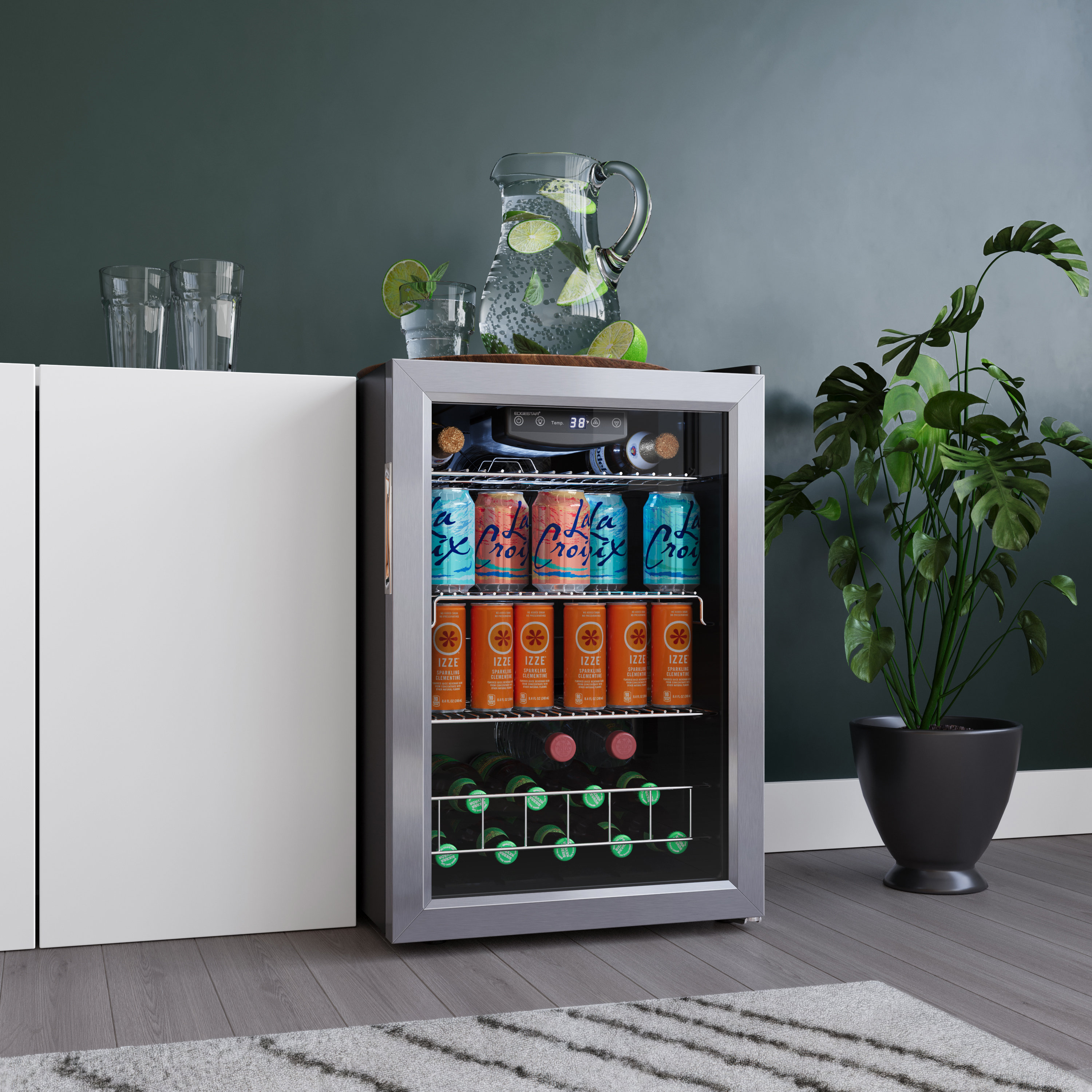 EdgeStar 80 Can 17" Convertible Beverage Refrigerator & Reviews | Wayfair