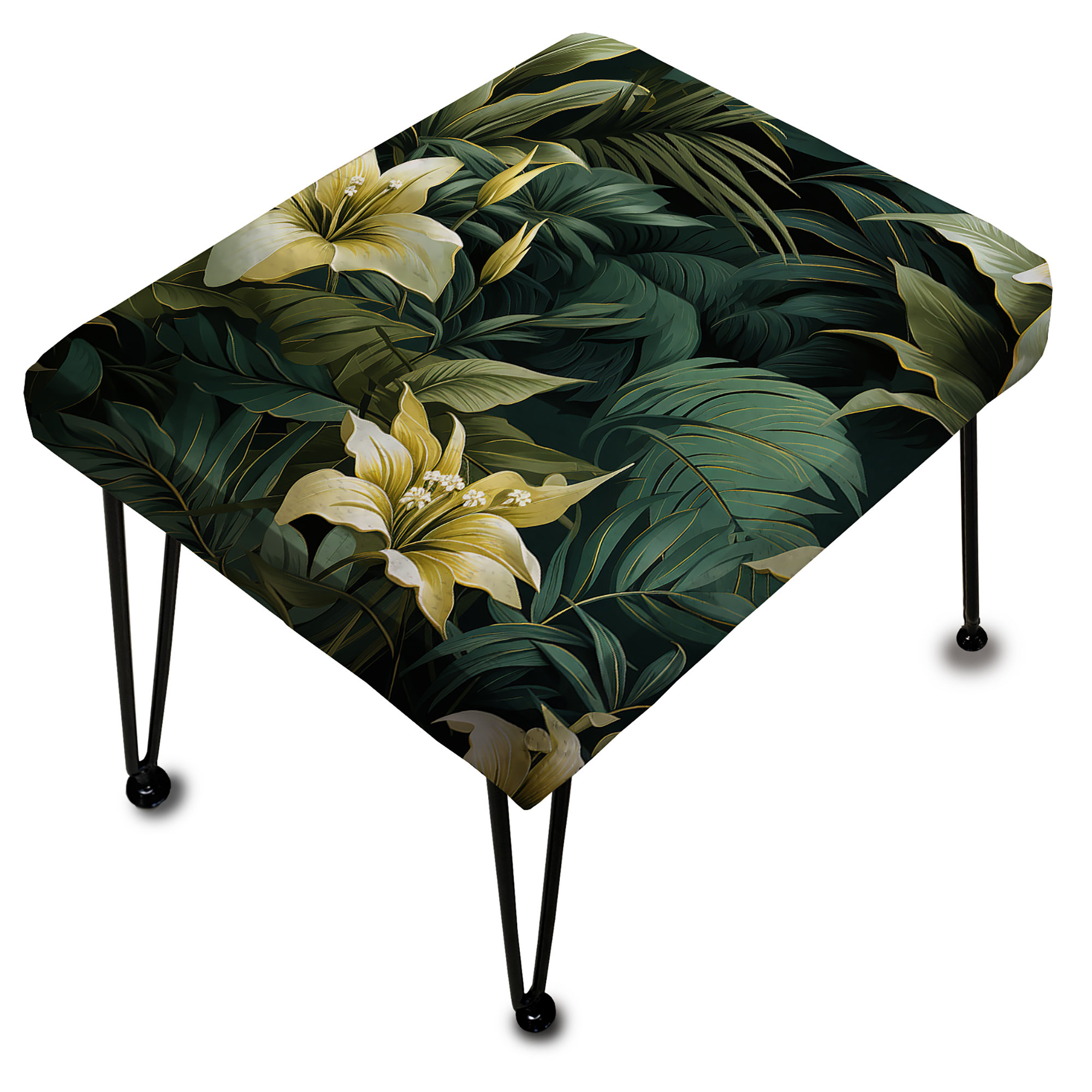 Design Art Mirage Elegance Ii Tropical Pattern - Tropical Rectangle ...