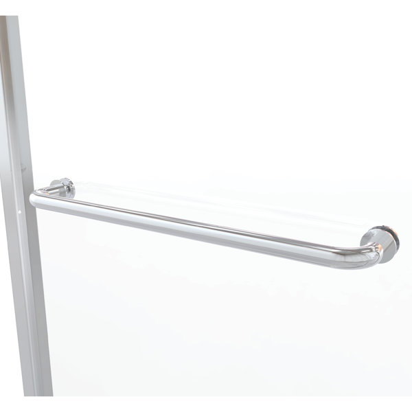 Basco Infinity 40" x 70" Bypass Semi-Frameless Sliding Shower Door ...